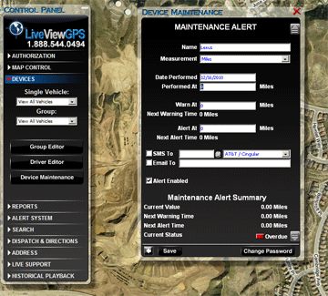 Live Trac System Enhancement - Maintenance Alerts - Live View GPS ...