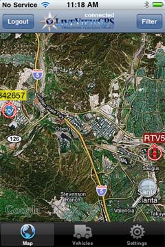 Our Iphone GPS Tracking App Version 2 Release 9/3/2010 - Live View GPS ...